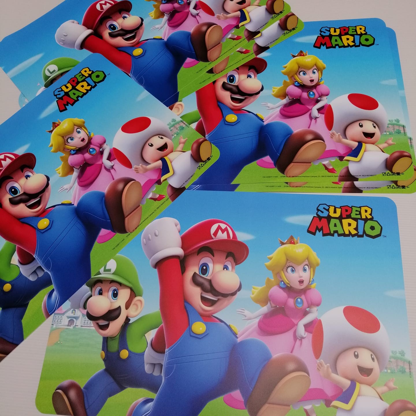 set de table super mario